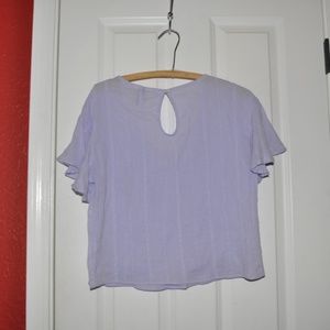 Universal Thread | Tops | New Universal Thread Lilac Ruffle Sleeve Top ...